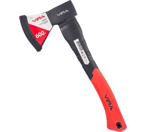 Топор VIRA 600г с фиберглассовой рукоятью