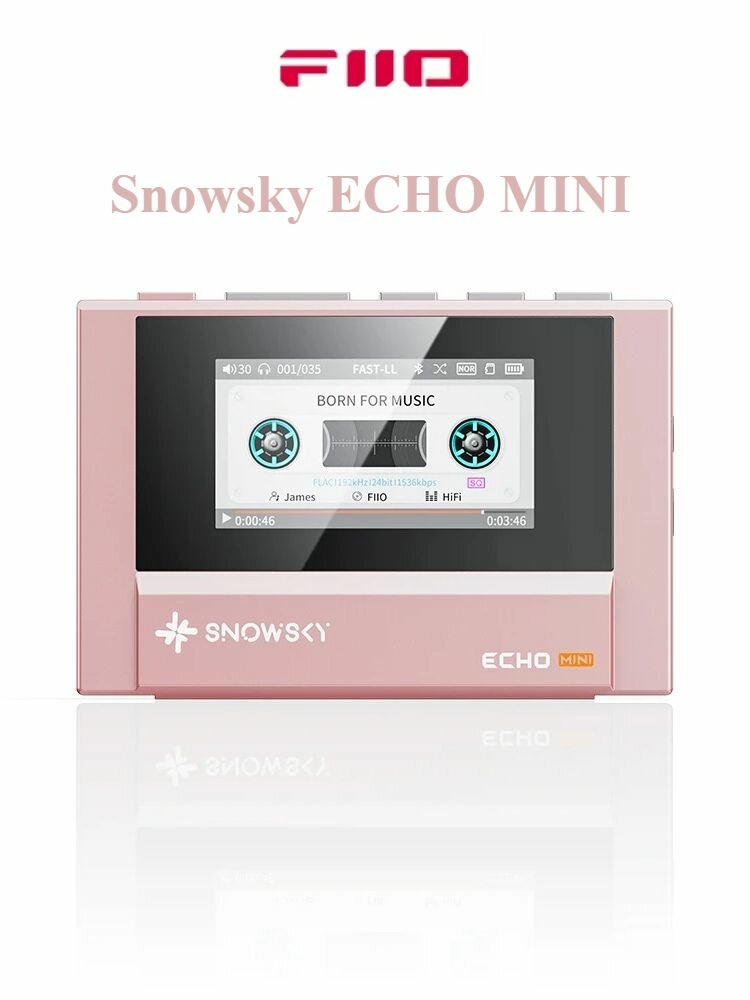 FiiO Snowsky ECHO MINI 8GB Портативный Музыкальный Плеер Без Потерь Bluetooth UI С Длительным Сроком Службы Custom Mini MP3