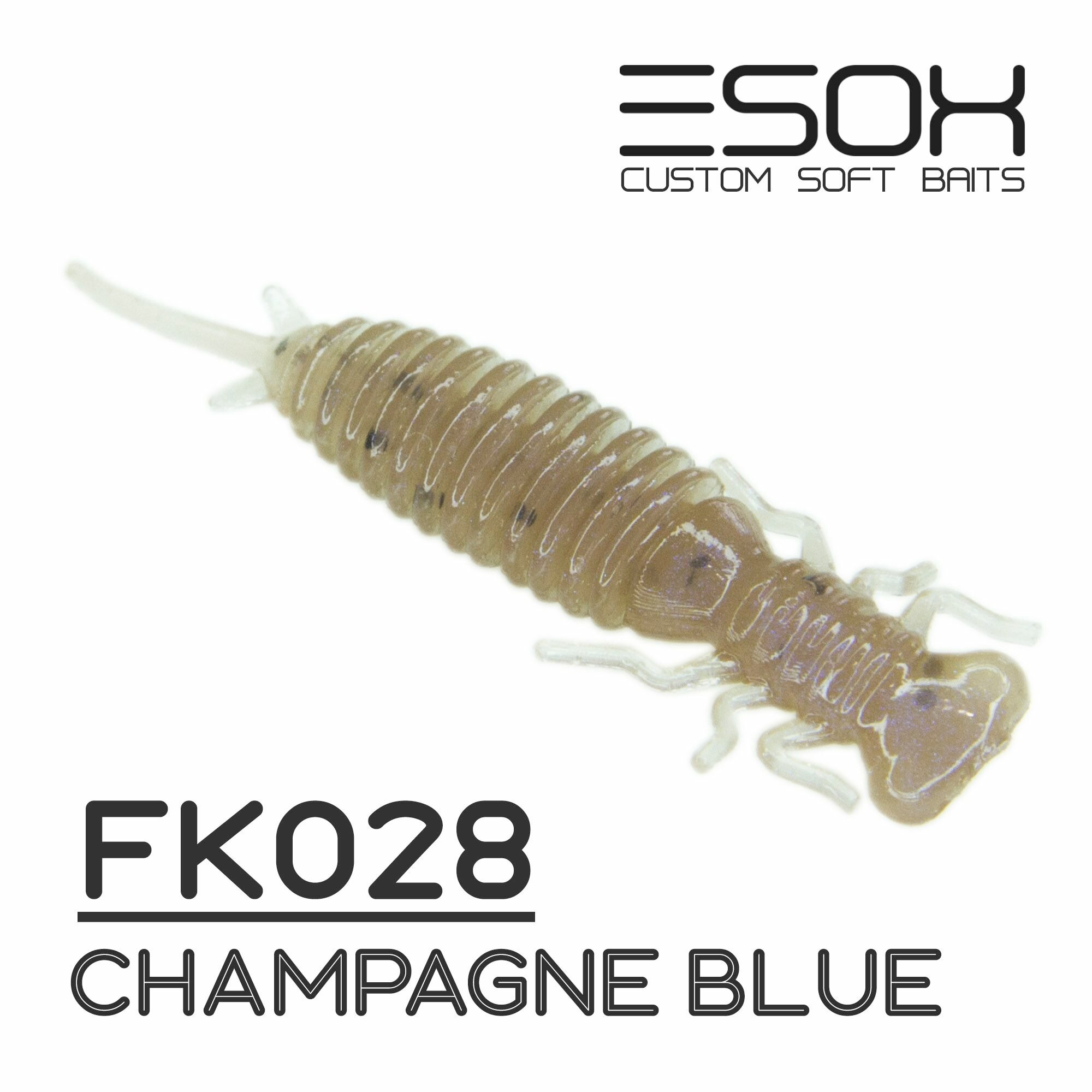 ESOX Vibra 1.8" (40мм) 10шт / Мягкая приманка для рыбалки
