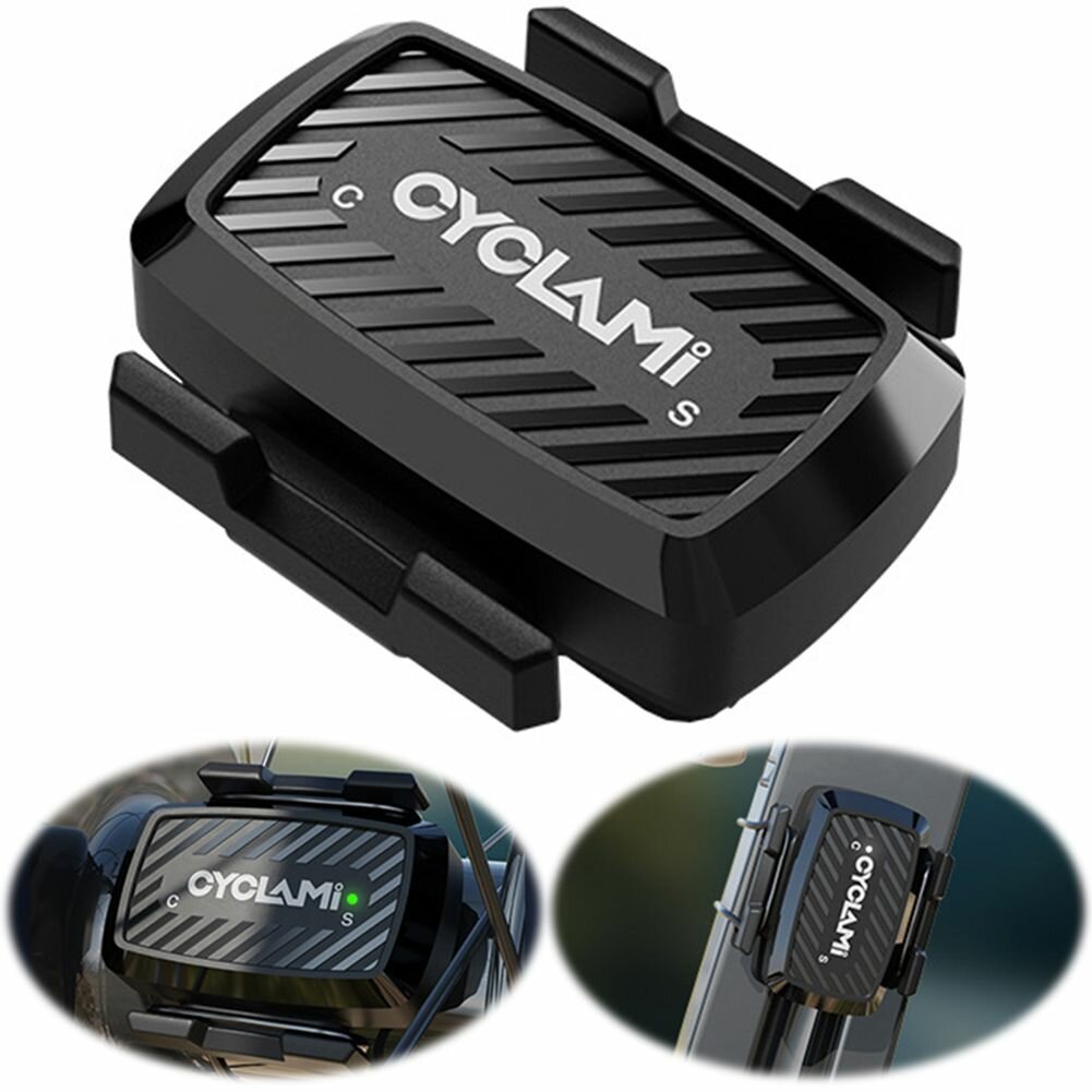 Датчик скорости и каденса CYCLAMI C1 с поддержкой ANT+ и Bluetooth, водозащищённый IPX6