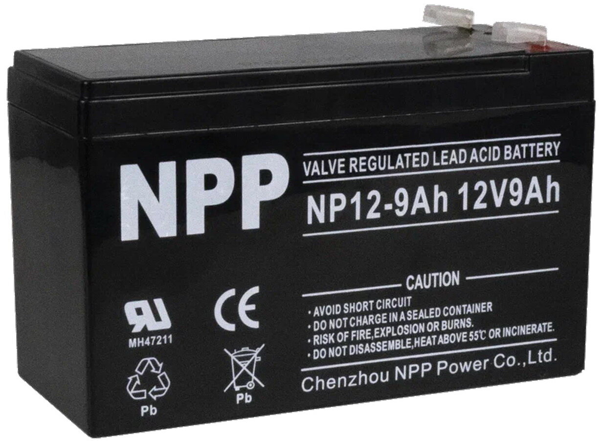 Батарея для ИБП NPP NP12-9 12V9Ah