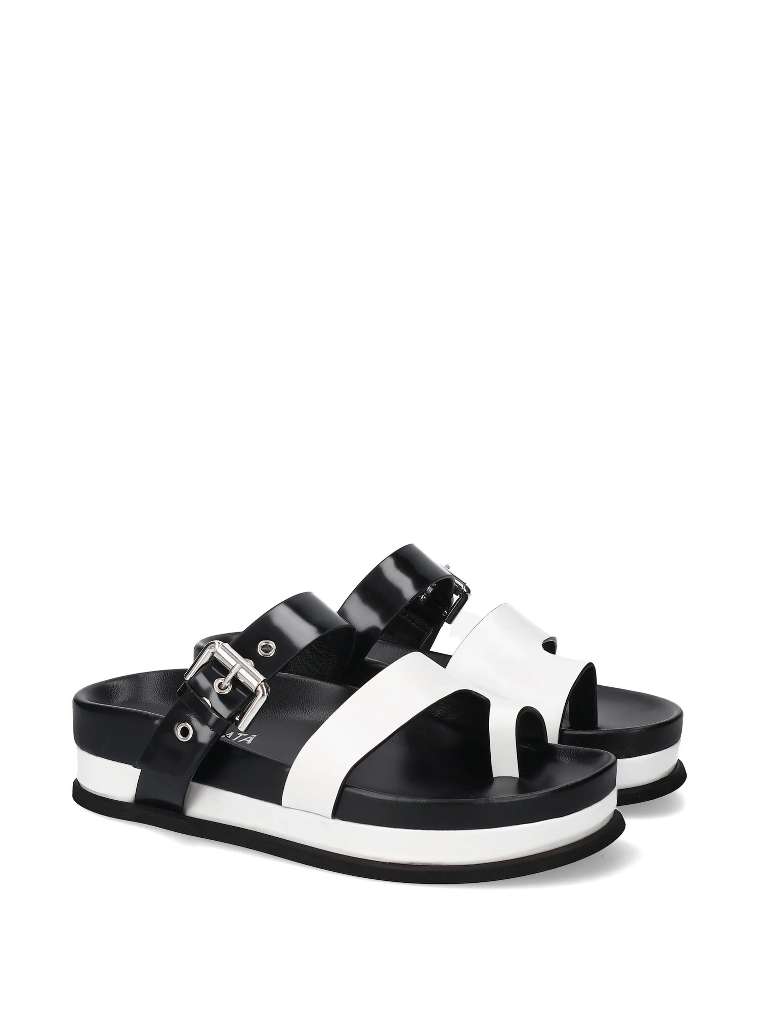 Босоножки PREMIATA Buckle platform sandals, размер 40 EU, white — фото 1