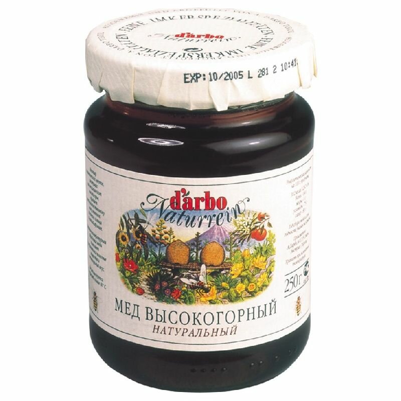 Мед DARBO Высокогорный /стекло/ 500г