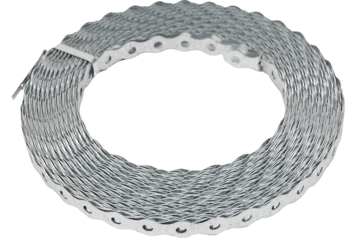 Перфорированная лента волна Gigant GPT-12‑0.55 0.55x12 мм оцинкованной стали 25 м рулон