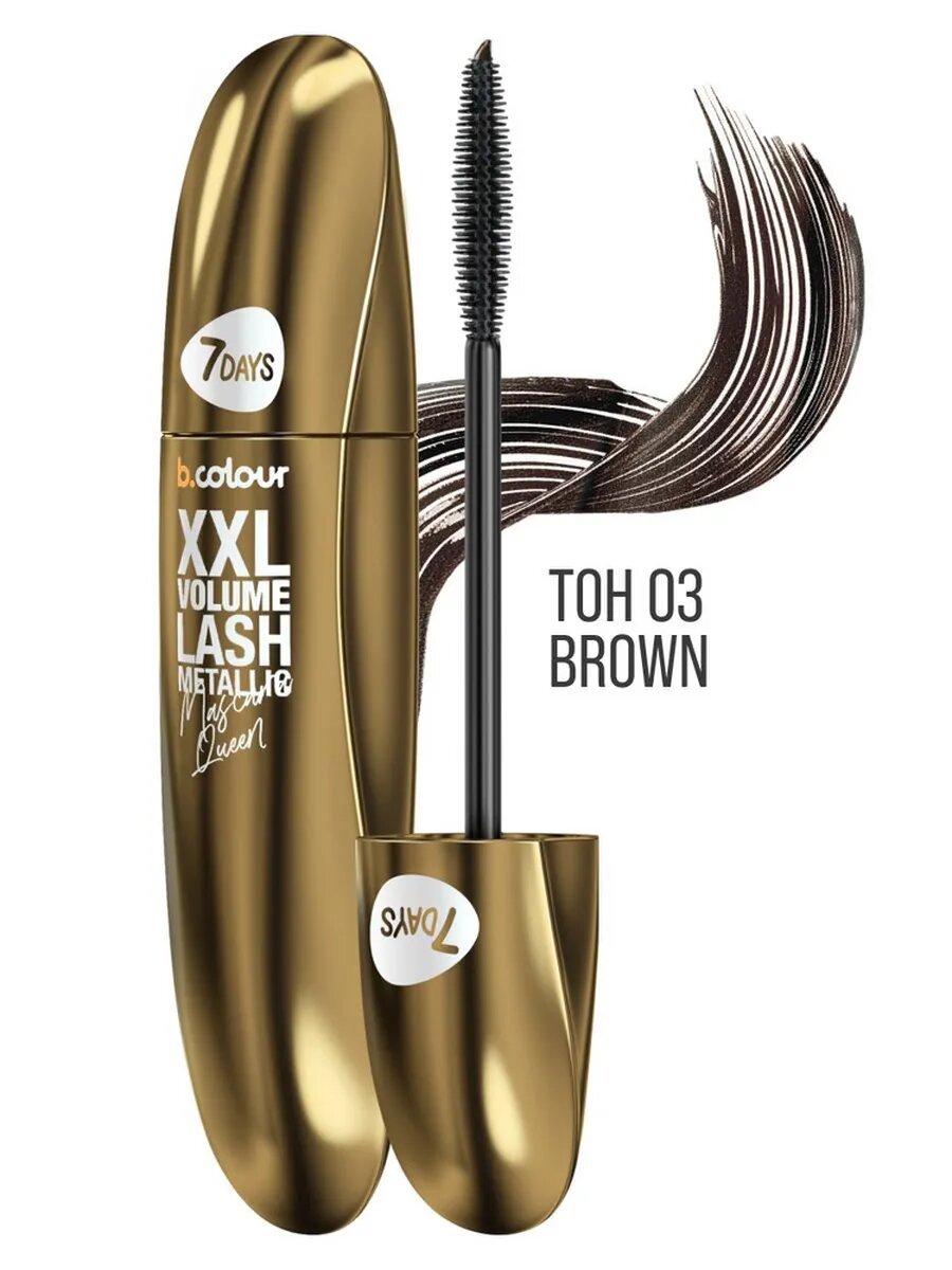 Тушь для ресниц коричневый Volume lash