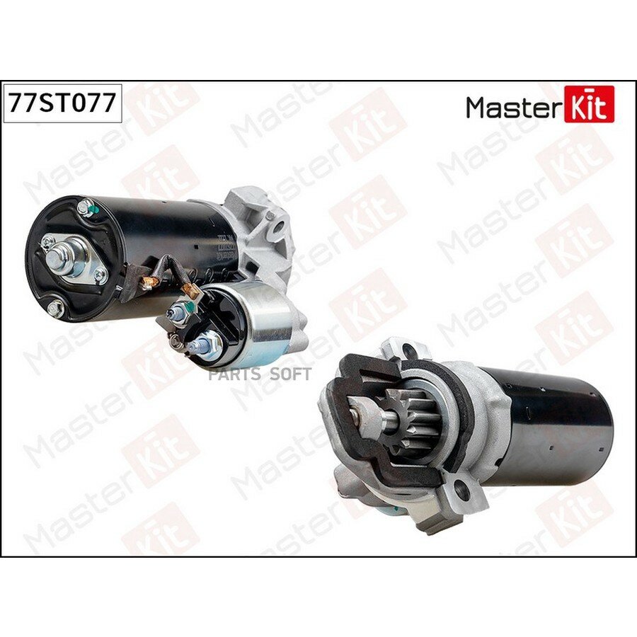 Стартер Ford Transit 06- (1,7kW) MASTERKIT 77ST077 | цена за 1 шт