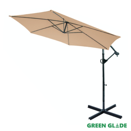 Зонт садовый Green Glade 72163 светло-коричневый