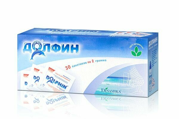 Средство гигиеническое Dolfin Для промывания носа и горла, пакетики по 2 г, 30 шт