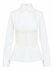 Рубашка Ermanno Scervino Lace-insert cotton shirt, размер 38, белый
