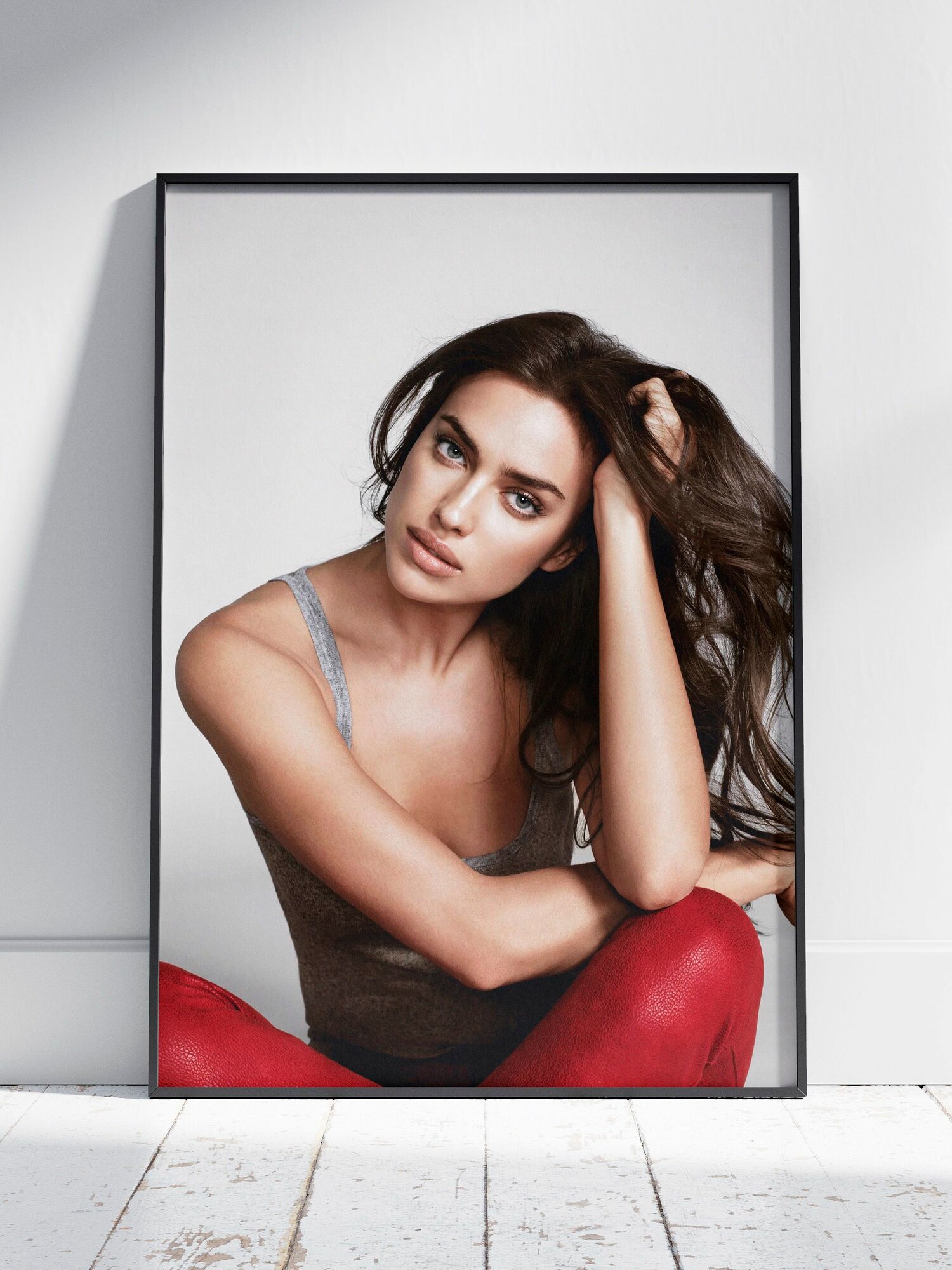 Плакат на стену для интерьера Ирина Шейк (Irina Shayk 17) - Постер по модели, бренду и моде формата A4 (21x30 см)