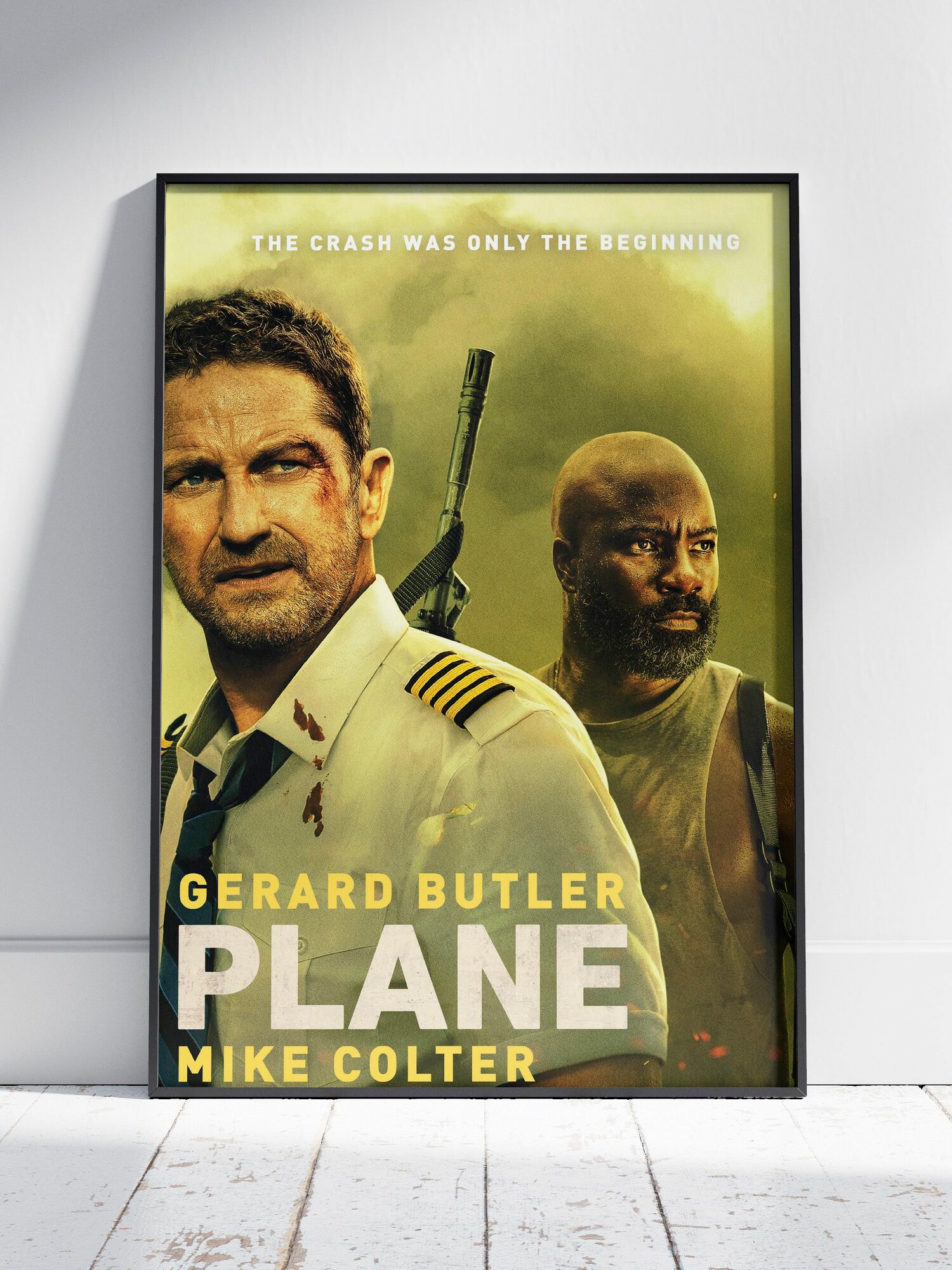 Плакат на стену для интерьера Джерард Батлер (Gerard Butler 17) - Постер по актеру фильма, кино, сериала формата A4 (21x30 см)
