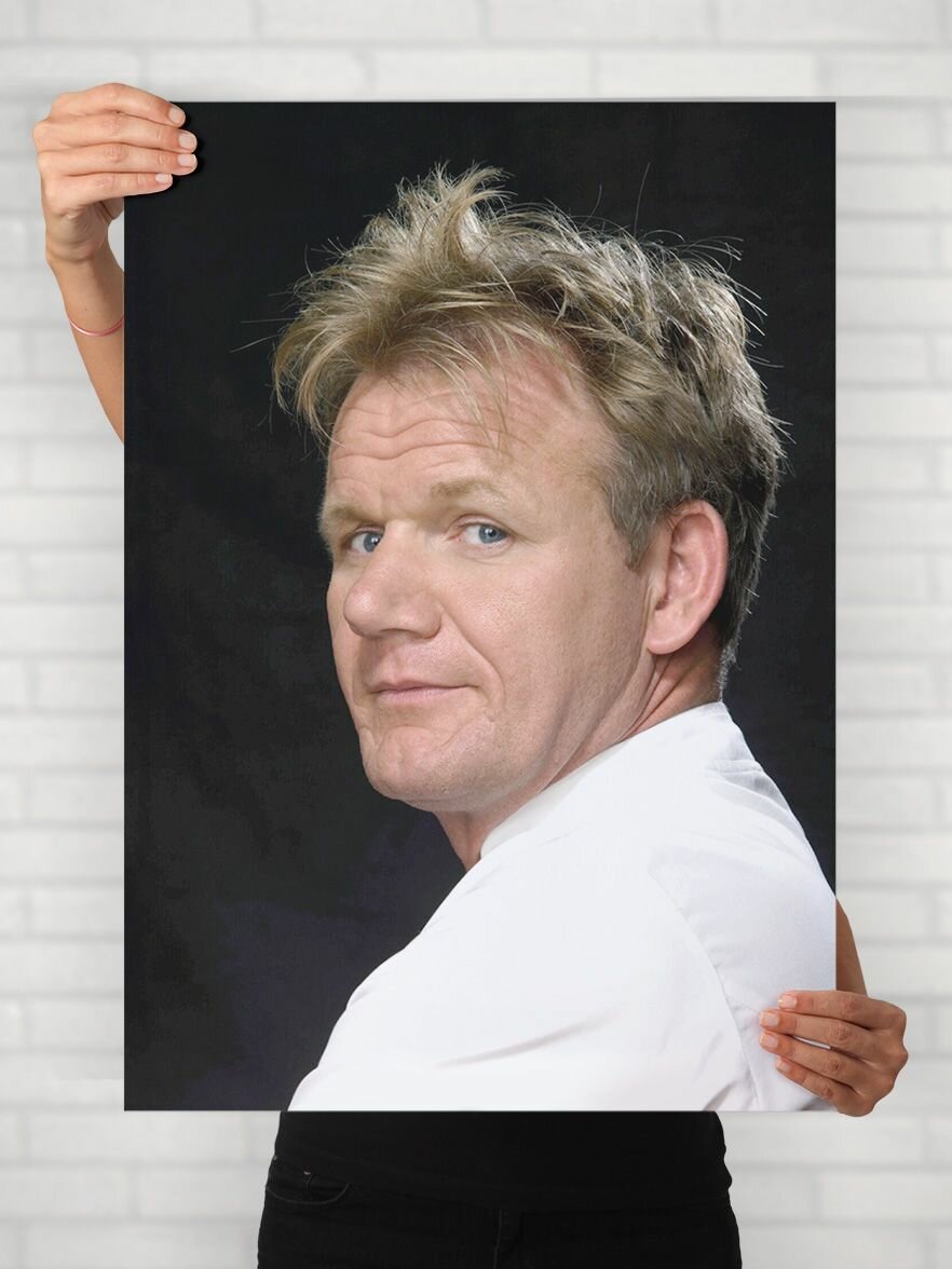 Плакат на стену для интерьера Гордон Рамзи (Gordon Ramsay 15) - Постер по медиа и интернет звезде формата A2 (42x61 см)