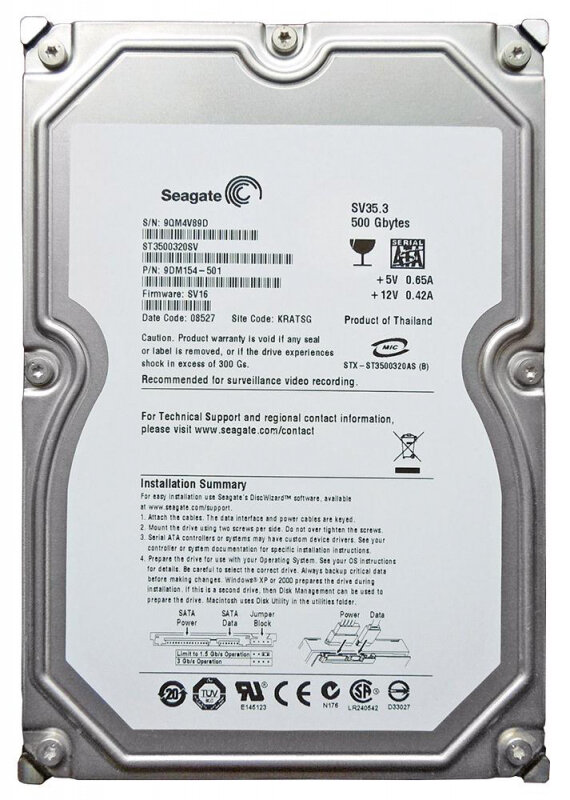 Жесткий диск Seagate 9DM154 500Gb SATAII 3,5" HDD
