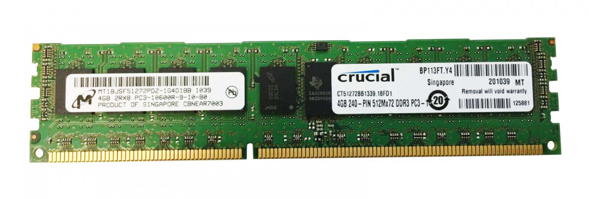 Оперативная память Crucial CT51272BB1339 DDRIII 4Gb