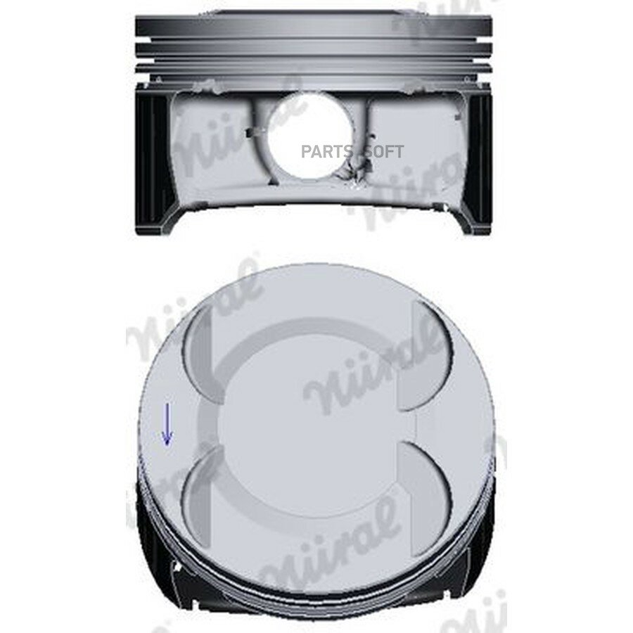 Поршни от официального дистрибьютора, NURAL, артикул 8742440700