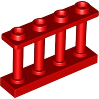 Деталь Lego 15332 Fence 1 x 4 x 2 Spindled with 4 Studs