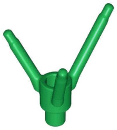 Деталь Lego 24855 Plant Flower Stem with Bar Holder, Bar, and 3 Stems