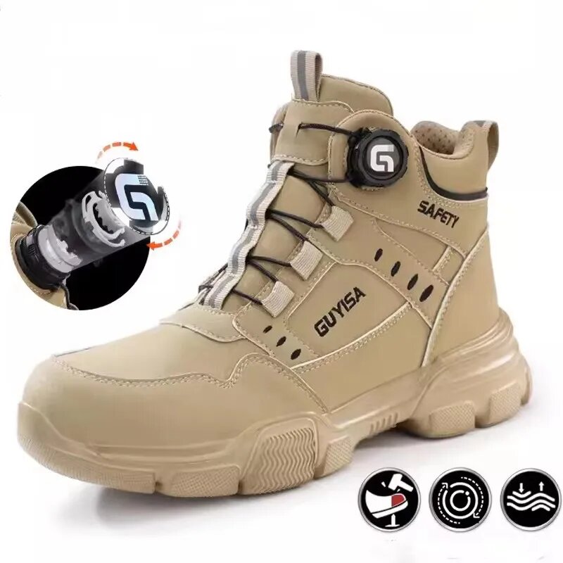 Мужские рабочие ботинки Puma Steel Toe Полиуретан/Резина 49, F055-khaki