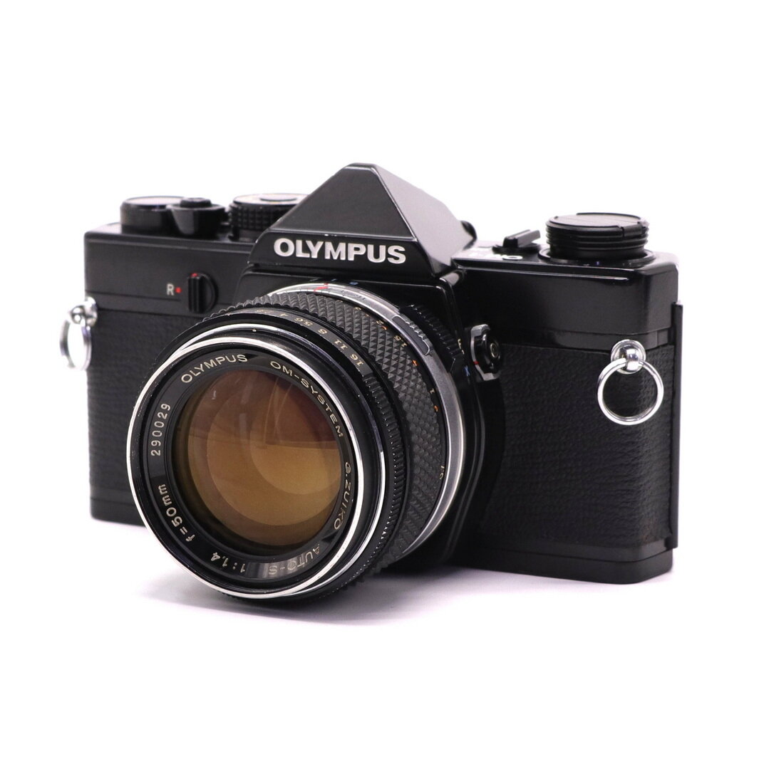 Плёночный фотоаппарат Olympus OM-1 kit черный