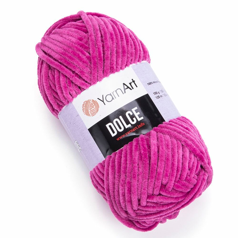 Пряжа для вязания Yarn-Art Dolce, 1 моток (120м, 100гр), цвет 794 Роза