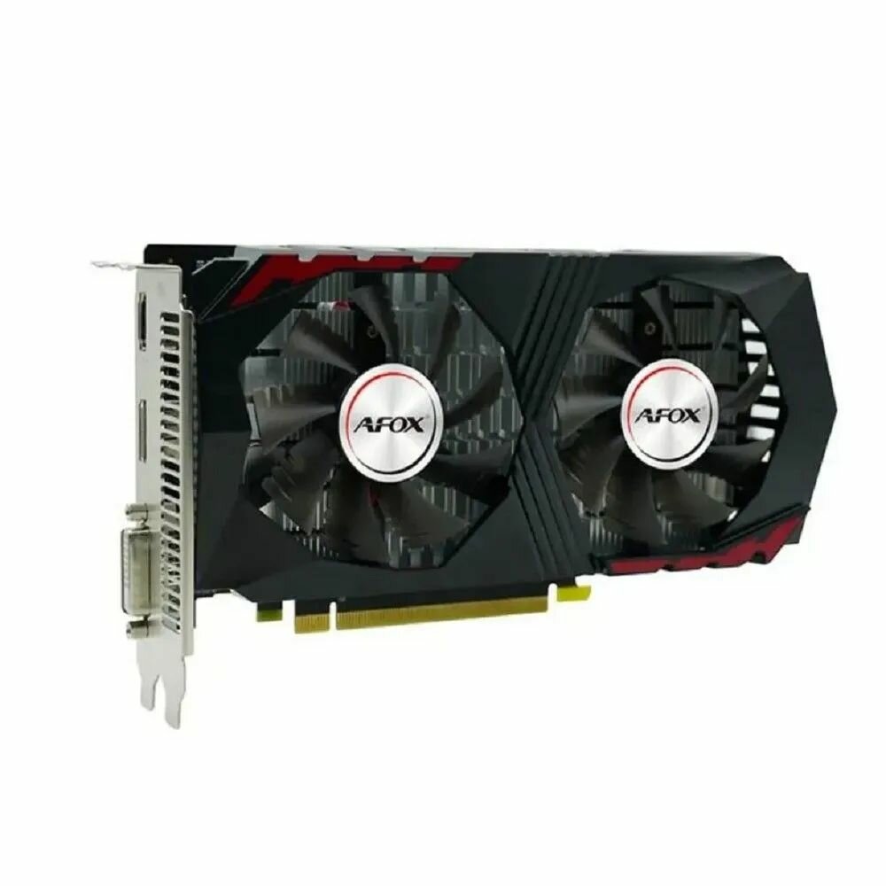 Видеокарта AFOX RTX1050 Ti 4Gb GDDR5 128bit HDMI DP DVI 2FAN RTL (AF1050TI-4096D5H5-V10) AFOX