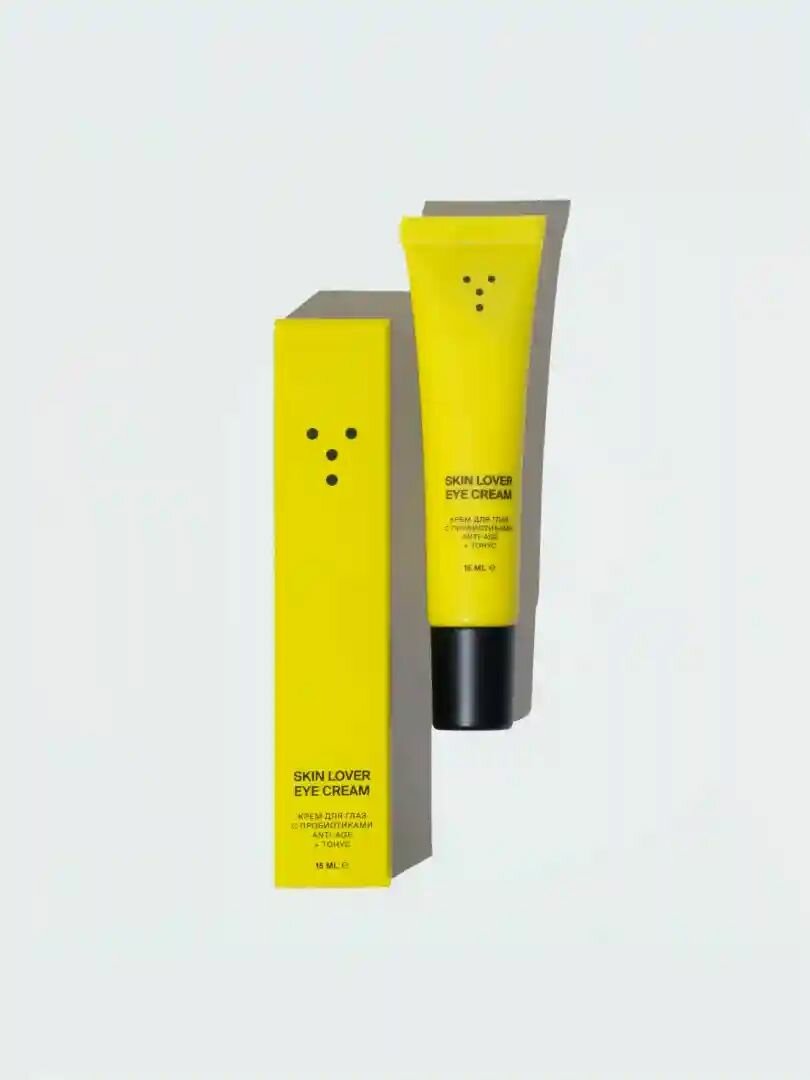 Крем для глаз SkinLover с аминокислотами и пептидами от морщин от SkinProbiotic, 15 мл