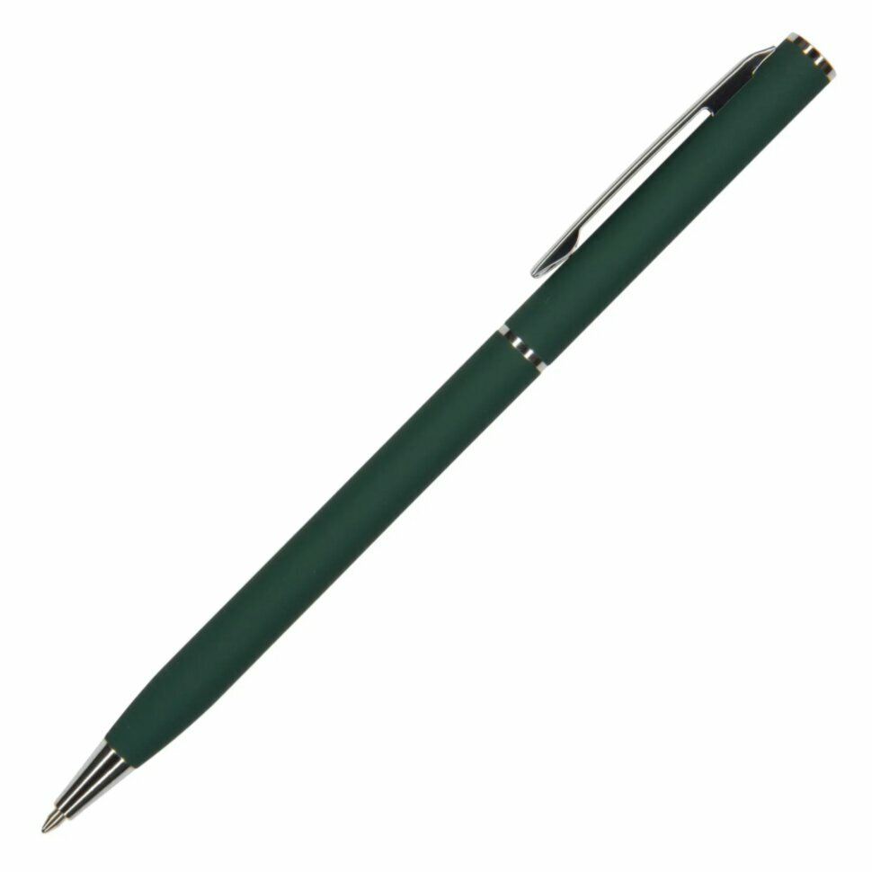 Ручка шариковая автомат. PALERMO зел. мет. корп,0,7мм синяя 20-0250/03, 1641293