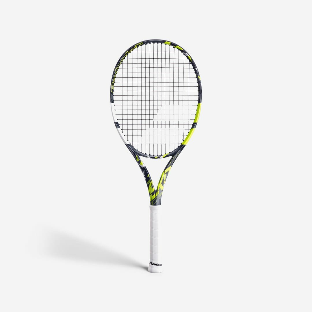 DECATHLON ракетка для большого тенниса Babolat Pure Aero Team, темно-серый/флуоресцентный желтый/черный, grip 3
