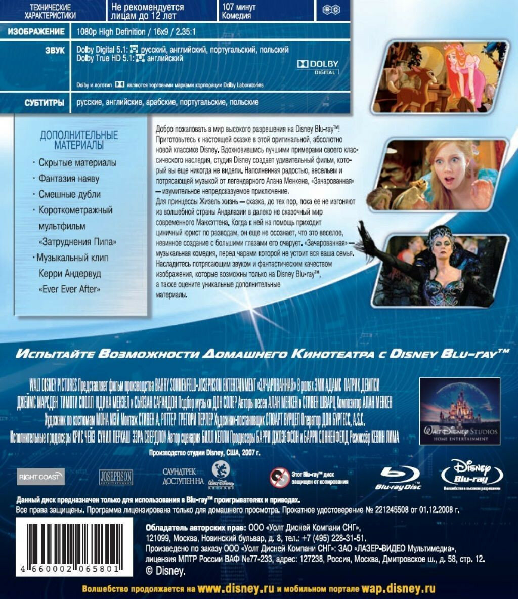 Зачарованная (Blu-ray) — фото 1