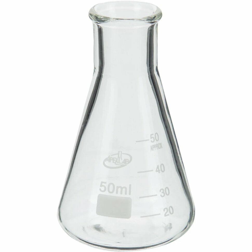 Колба коническая КН-3-50-22, с дел, ТС, ГОСТ 25336-82, 1779258
