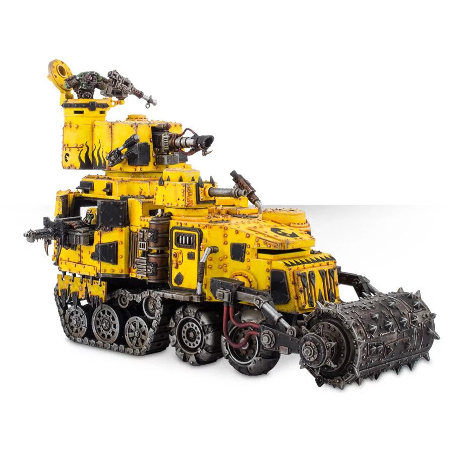 Боевая Повозка "Дефф Ролла" Орков (Смола, Литье) / Ork Deff Rolla Battlewagon (Resin, Cast)