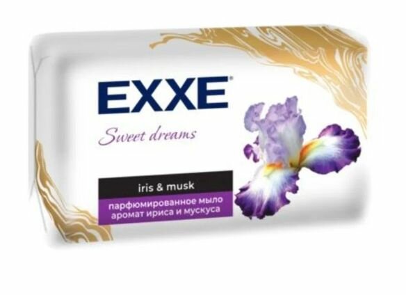 EXXE Мыло, ирис и мускус, 140 гр