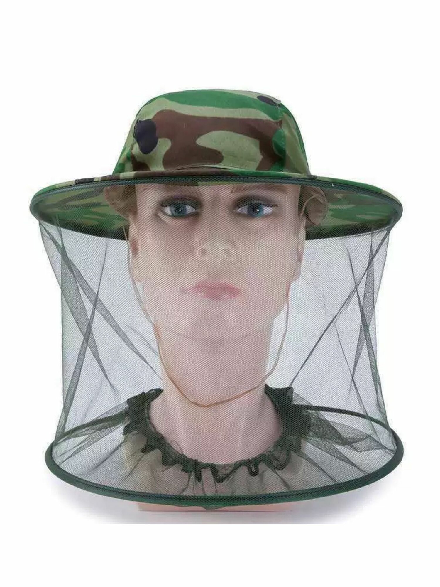Панама, мужская, Breathable, для рыбалки, охоты, размер 58, цвет хаки, камуфляж