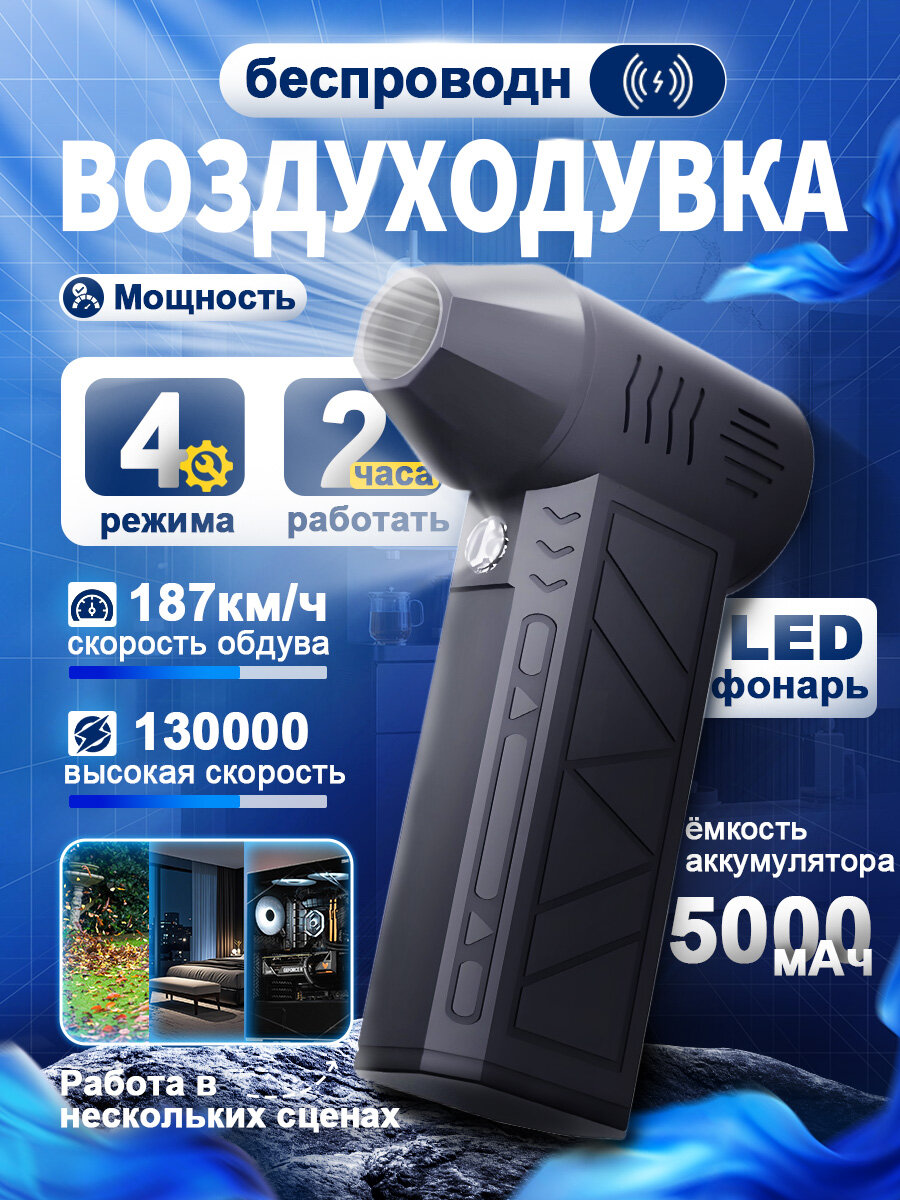 Воздуходувка Аккумуляторная; Ветродуйка Аккумуляторная; Воздуходувка Для Компьютера