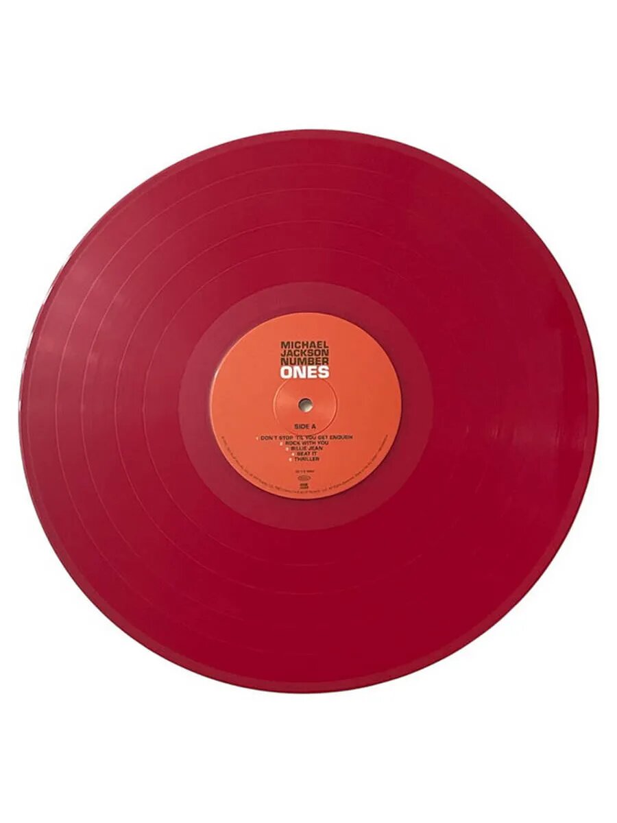Michael Jackson - Number Ones (2LP red) — фото 1