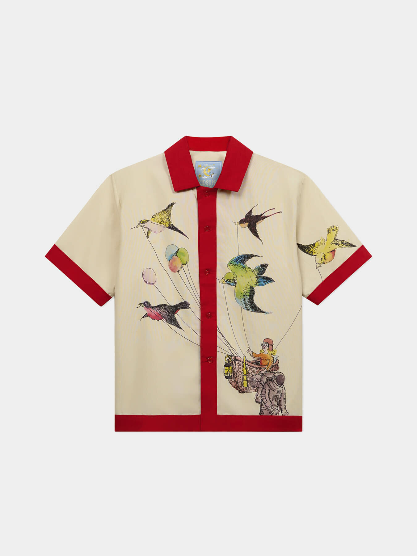 Рубашка BALLOON BIRDS BUTTON UP