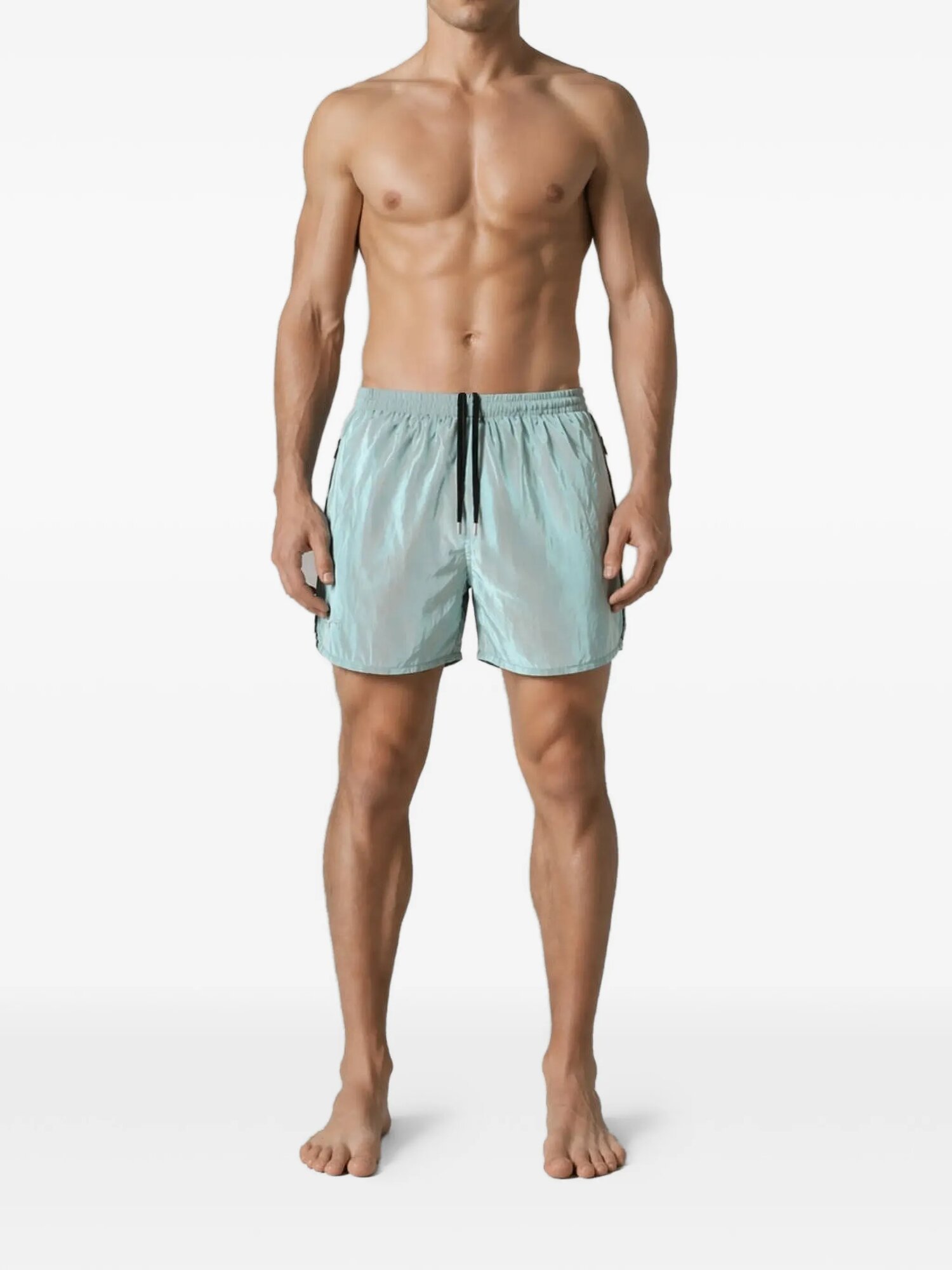 Шорты для плавания TRUE TRIBE Iridescent drawstring swim shorts, размер 52, blue — фото 1
