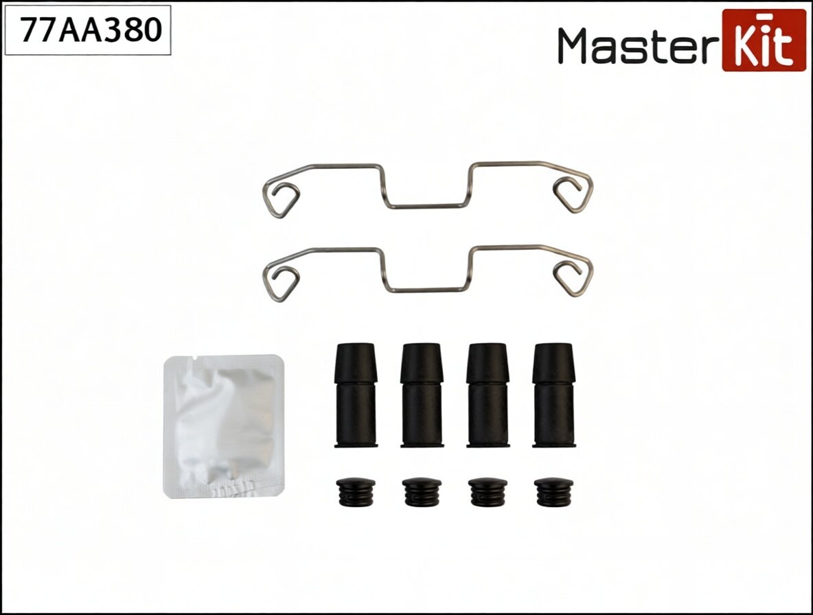 Комплект установочный тормозных колодок VW SHARAN (7M8, 7M9, 7M6) 1995 - 2010 77AA380 MasterKit арт.