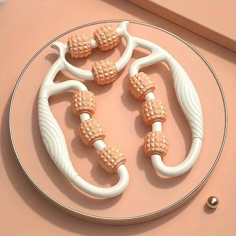 Массажер ручной 9 колес для тела, цвет: 9wheel Massager oran