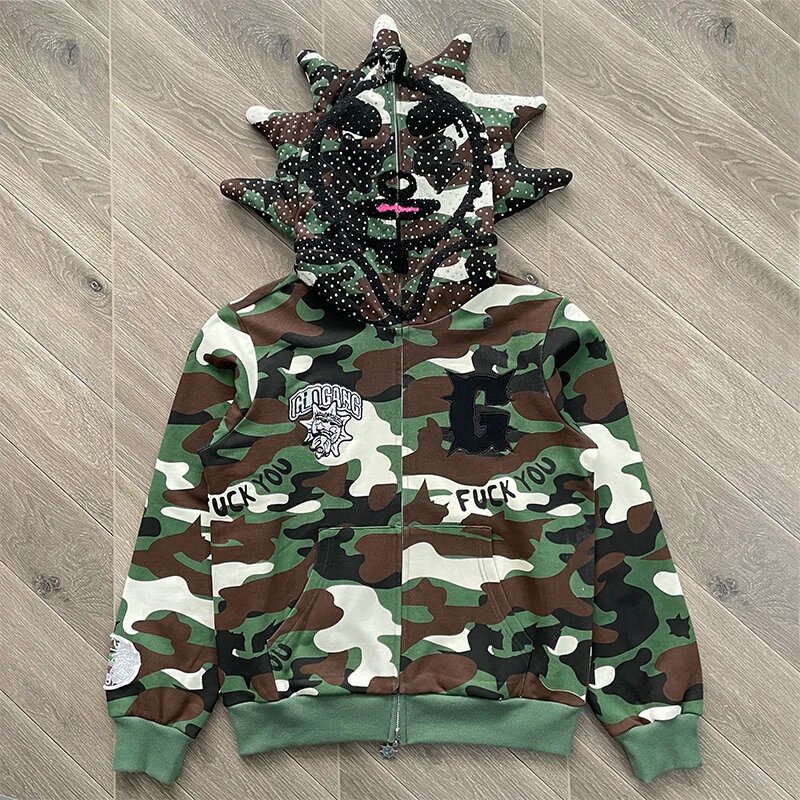 Камуфляжный свитер Glo Gang M