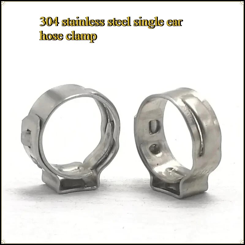 Хомуты для шлангов из нержавеющей стали 304, 5.8-23.5 мм 10.8-13.3mm 10pcs