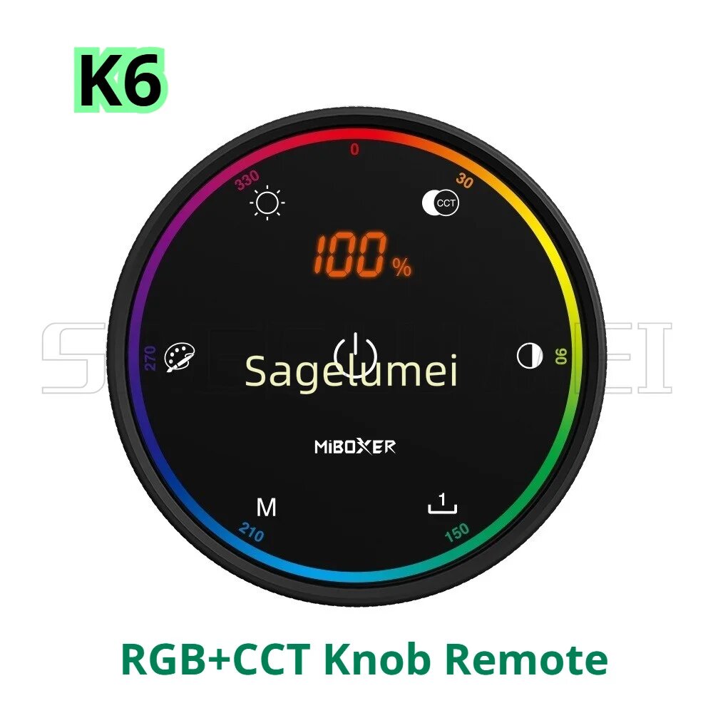 RGB-контроллер Miboxer K5 CCT K6 для светодиодных ламп K6-RGB CCT