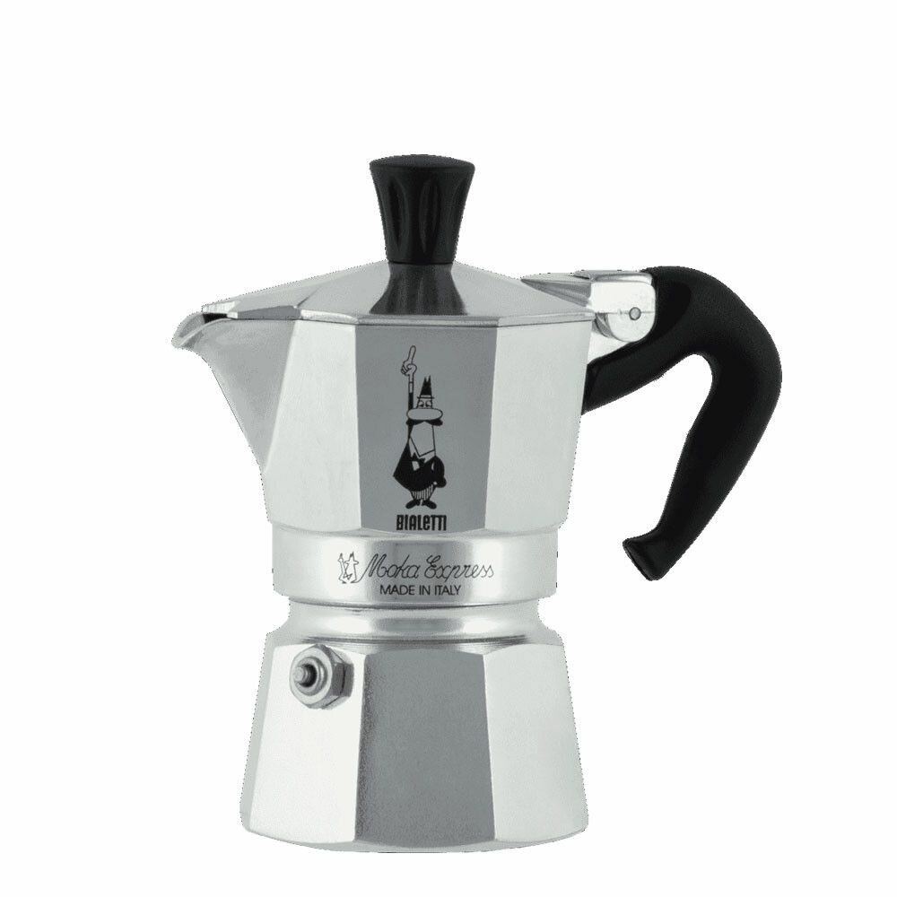 Гейзерная кофеварка Bialetti Moka Express 1 порция (60мл)