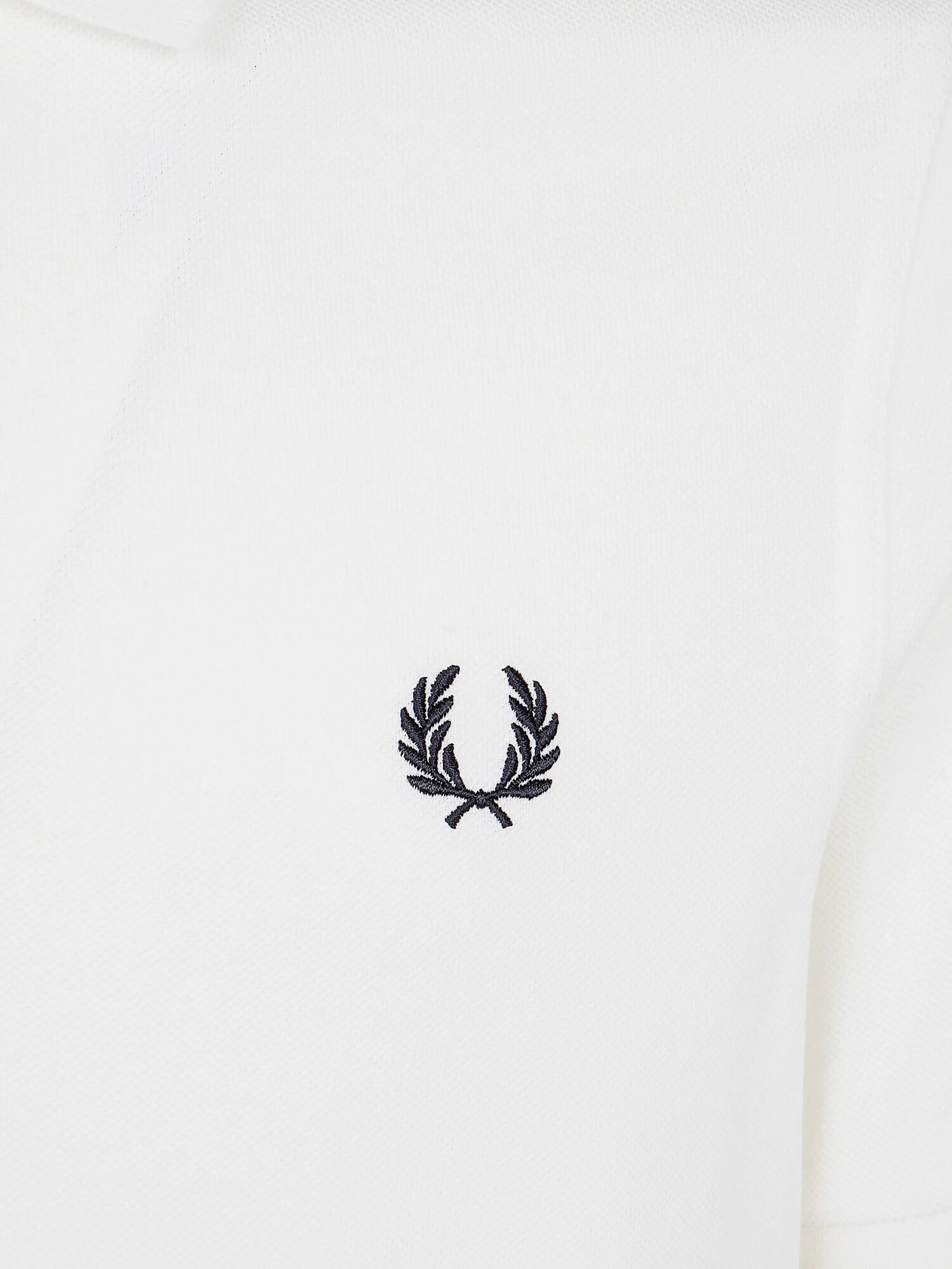 Рубашка FRED PERRY Logo-embroidered polo shirt, размер 54, white — фото 1