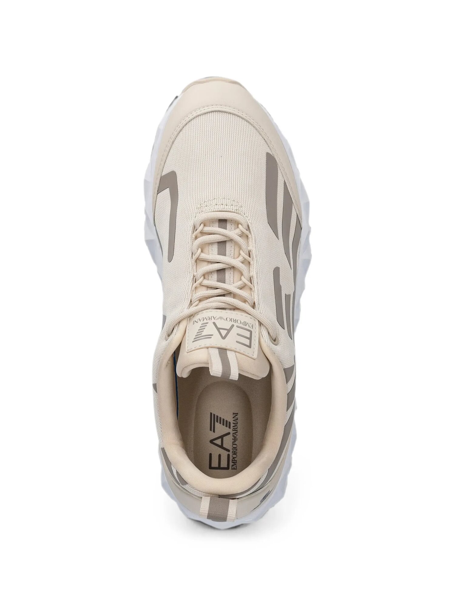 Кроссовки EA7 EMPORIO ARMANI Logo-print panelled sneakers, размер 7, разноцветный — фото 1