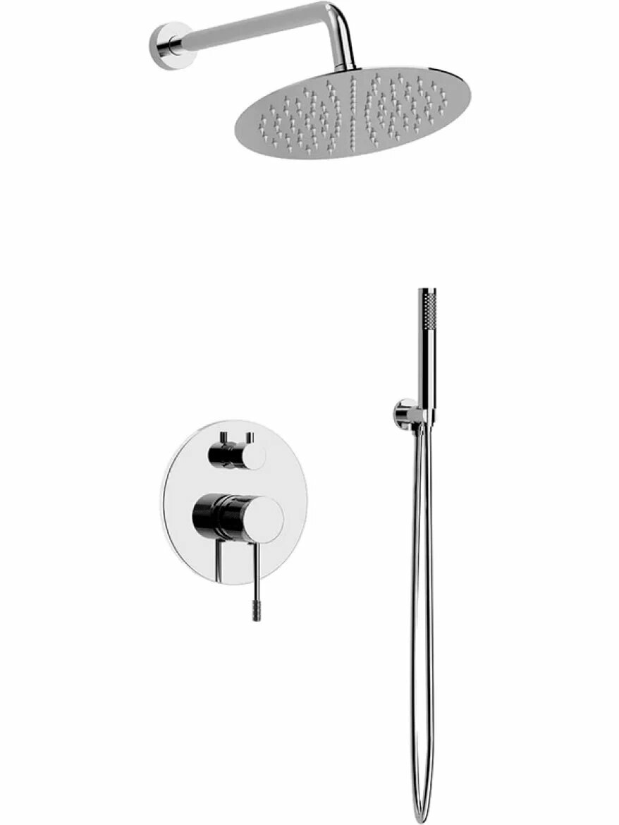 Душевой комплект Vincea Desire VSFW-1D1CH С внутренней частью, хром