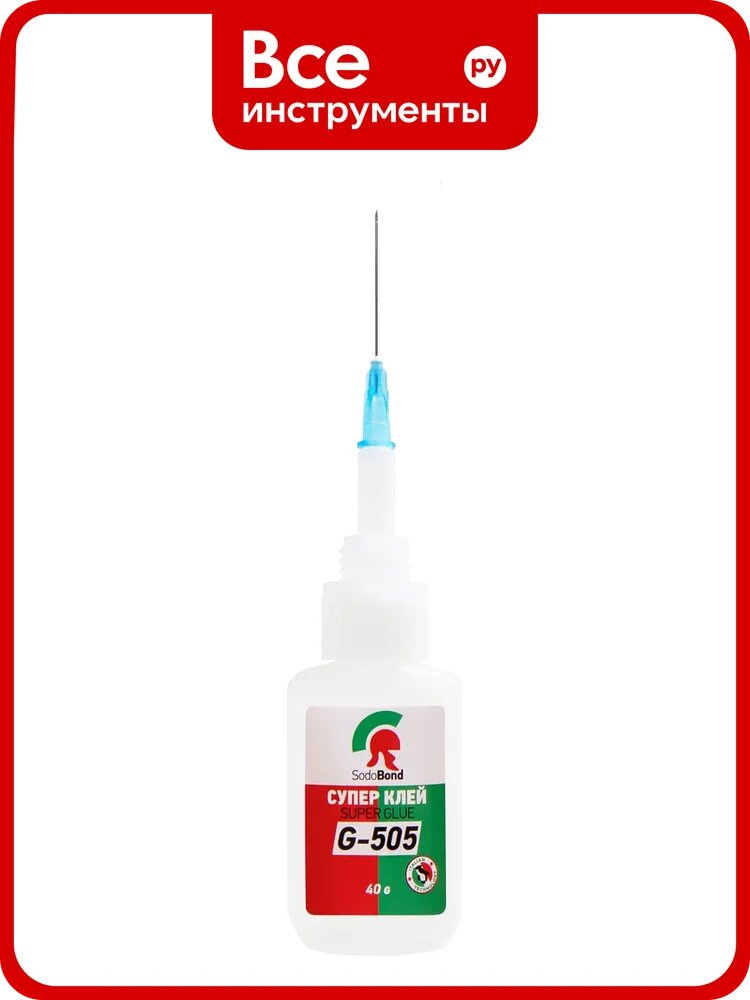 Суперклей SODOBOND G-505 30 гр (нетто) 4631140071016 для глаза мгновенное