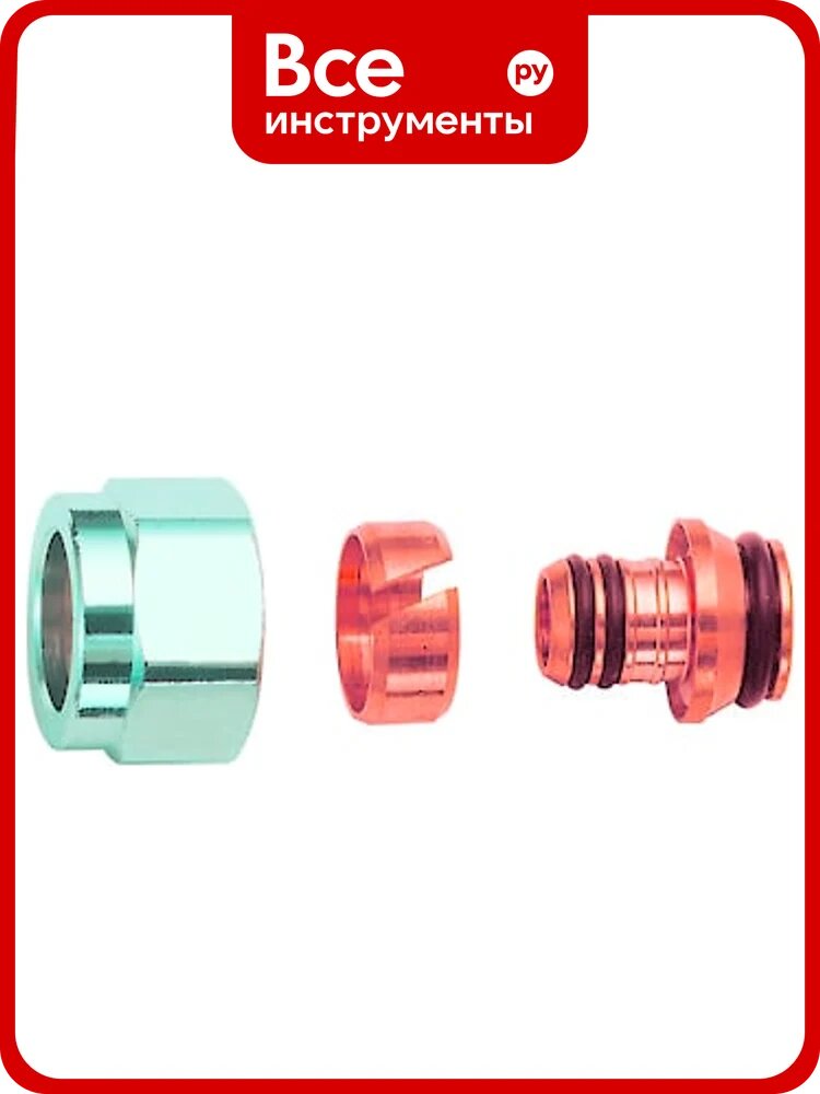 Концовка для металлопластиковых труб FAR 16х2 евроконус 1/2" FC 6076 58802