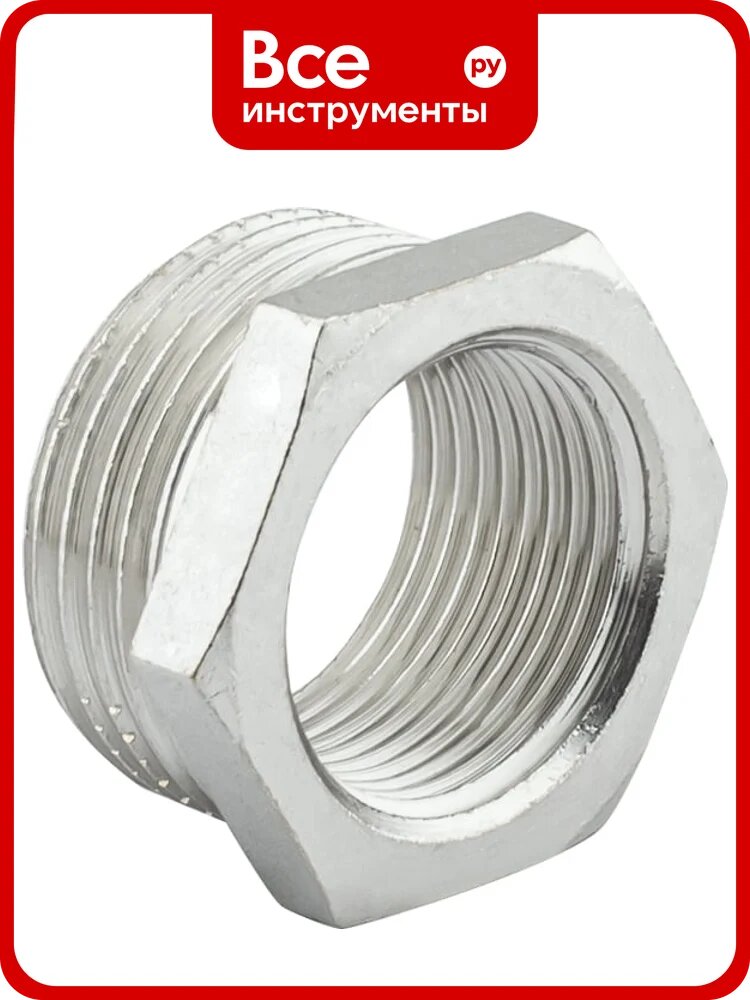 Футорка никелированная PROFACTOR н/в 1" х 3/4" PF TF 85
