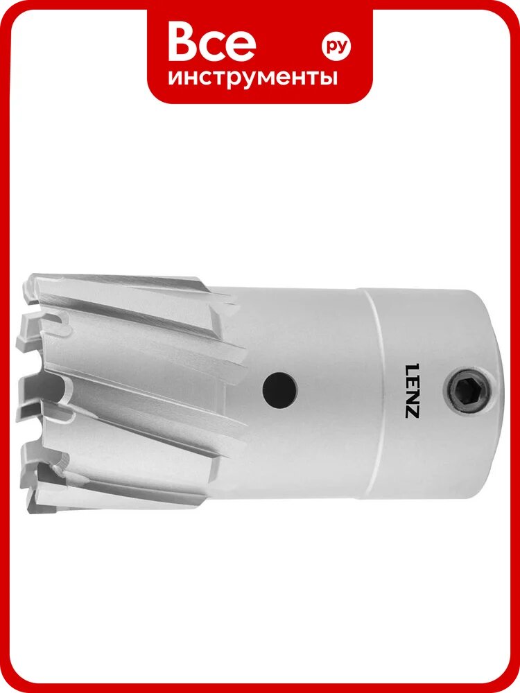 Коронка с твердосплавными напайками LENZ 16x55 мм LZCM-016 R